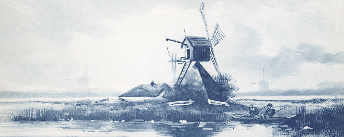 Delft Windmill – Juniper Print Shop