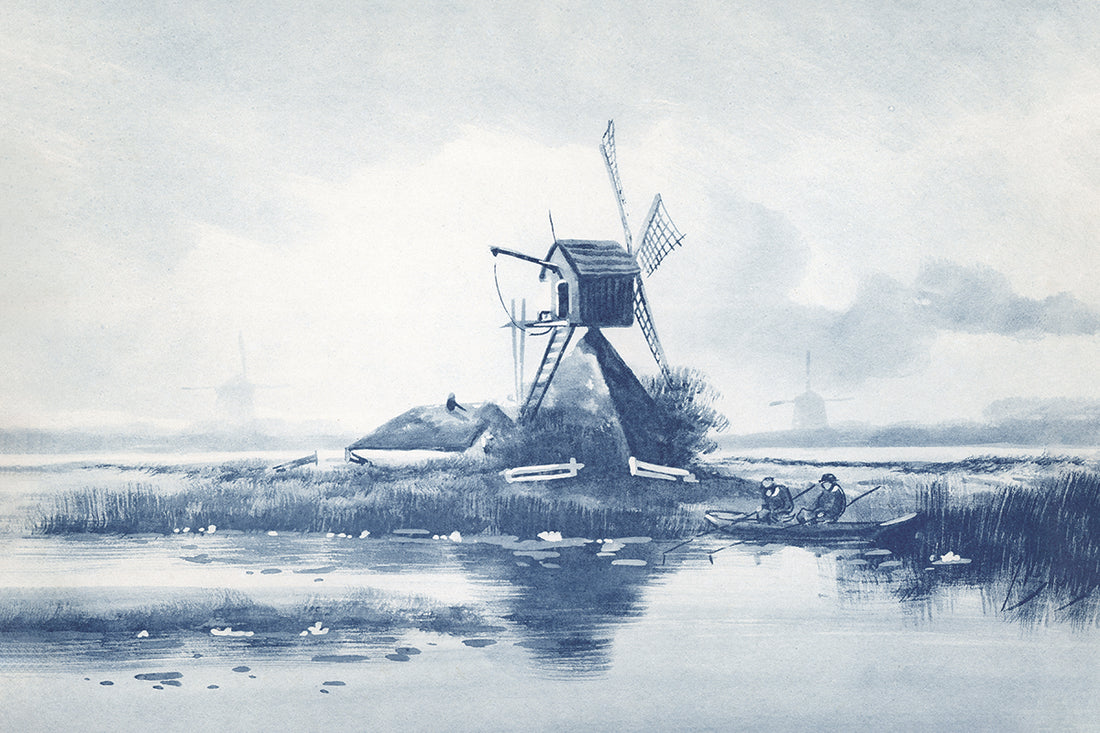 Delft Windmill – Juniper Print Shop
