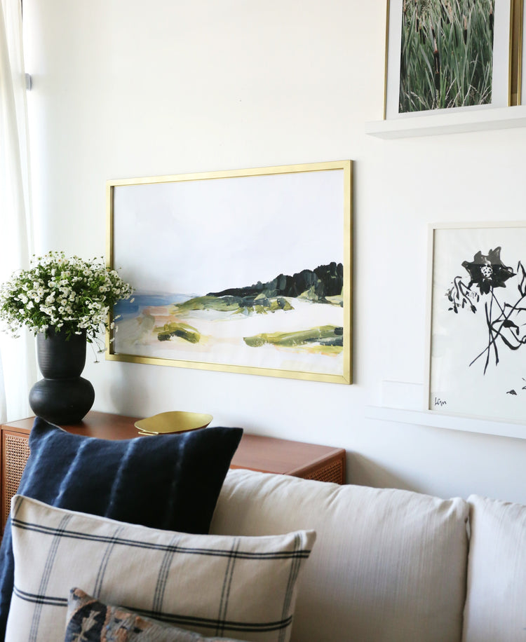 MONTAUK Large Wall Art Landscape Art Painting by Laurie Anne Gonzalez ...